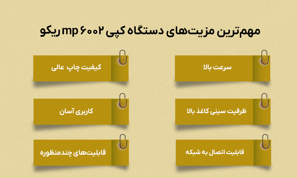 دستگاه کپی ریکو mp 6002 | به صرفه ترین قیمت بازار 1404